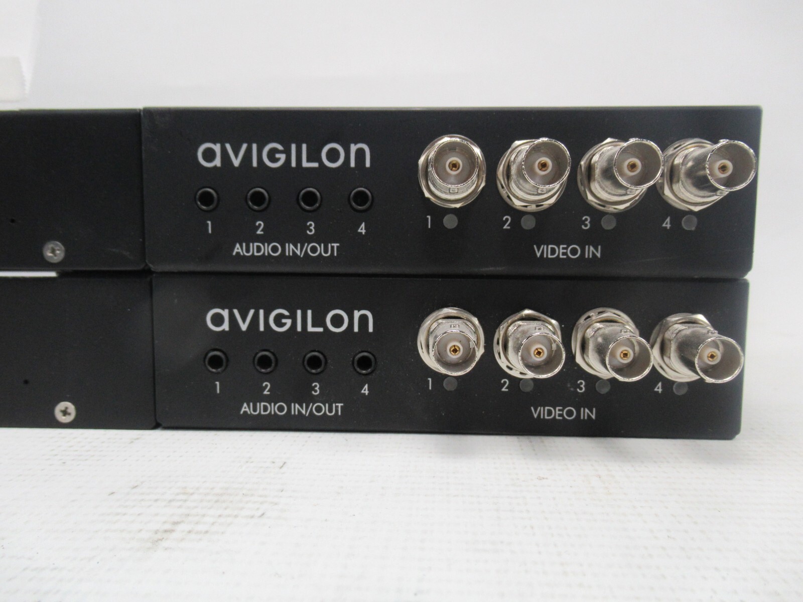 LOT of (4) Avigilon ENC-4P-H264 320-0107B Audio In/Out 4-Port | eBay
