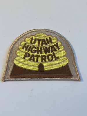 Vintage Utah Highway Patrol Police UNIFORM Patch Obsolete Trooper ...