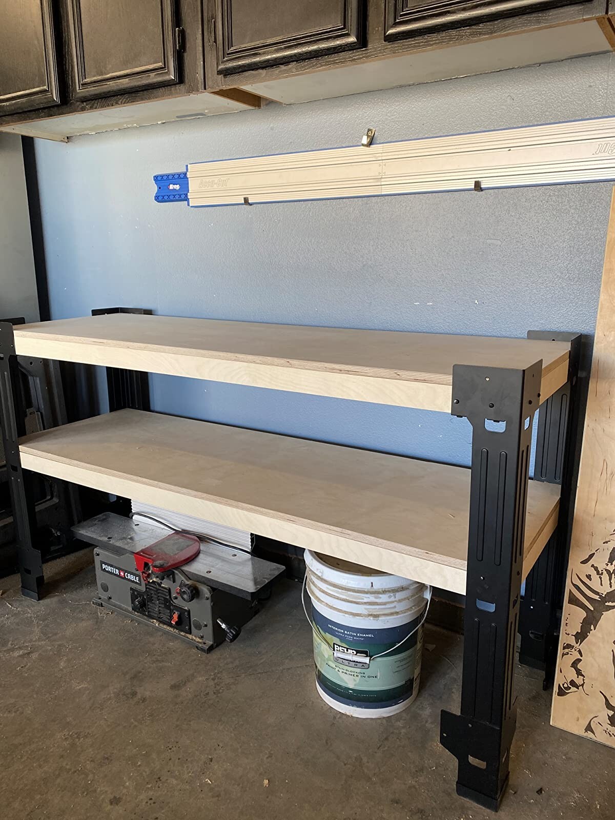 Steel Workbench Leg Kit for Garage Storage Shelving Frame Table Custom ...