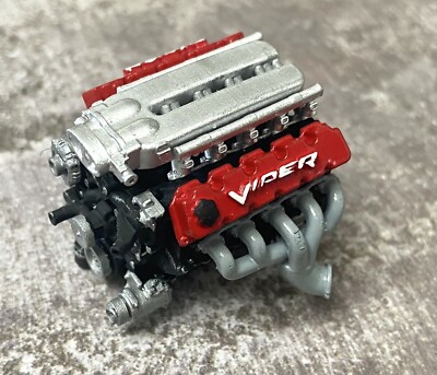 Resin Dodge Viper V10 engine for scale model cars, 1/24 1/25 | eBay