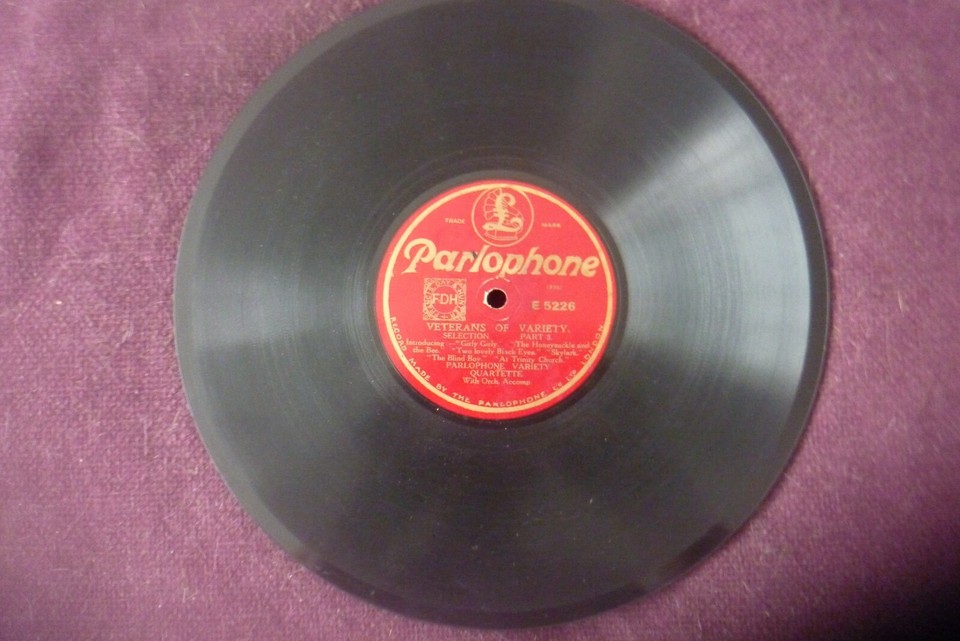 Veterans of Variety 10" 78rpm Parlophone Record Song Selection Part 3 ...