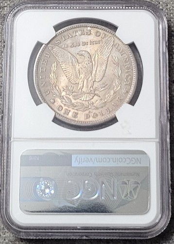 1881-CC $1 NGC MS-64 Morgan Silver Dollar Nice Color! ONLY 296k Minted ...