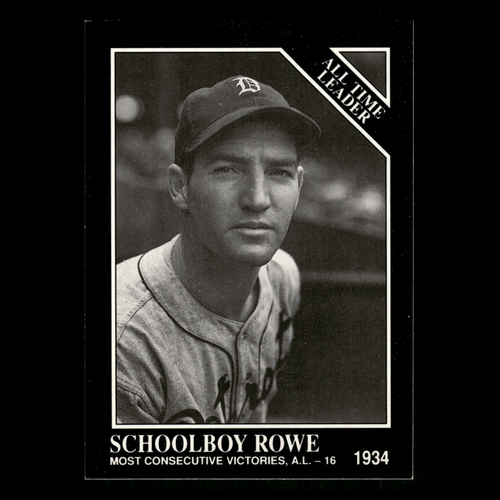 Schoolboy Rowe #256 1991 Conlon Collection TSN Detroit Tigers Baseball ...