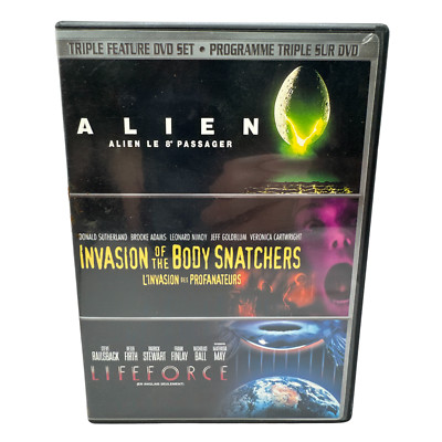 Alien / Lifeforce / Invasion of the Body Snatchers (DVD) Horror Good ...