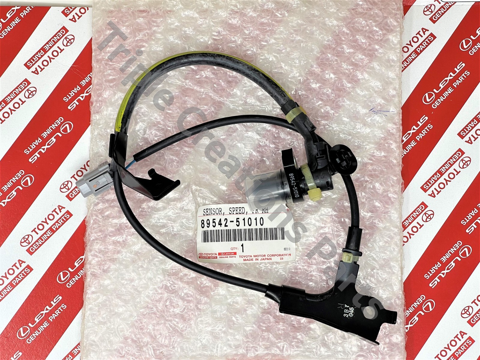 89542-51010 Genuine Toyota Sensor Speed Front RH 8954251010 OEM | eBay