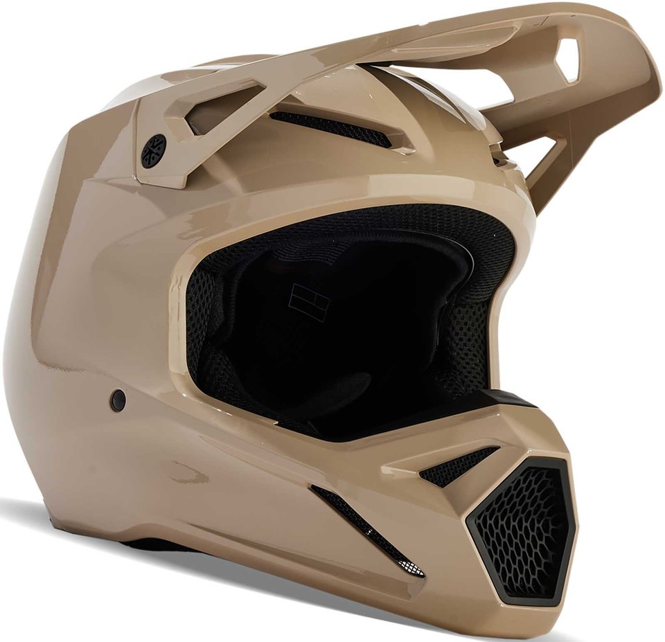 Fox Racing V1 Solid Helmet - Motocross Dirt Bike Offroad Adult | eBay