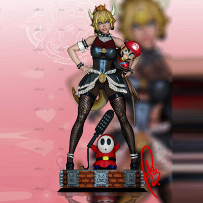 Bowsette 3D Printing Unassembled Unpainted Model Kits Resin Garage Kits ...