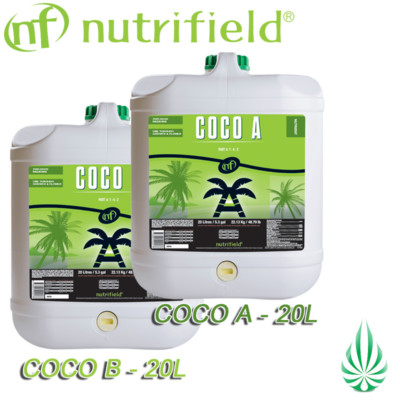 Nutrifield COCO A&B Nutrient 2x20L Kit Hydroponic Plants Fast Growth ...