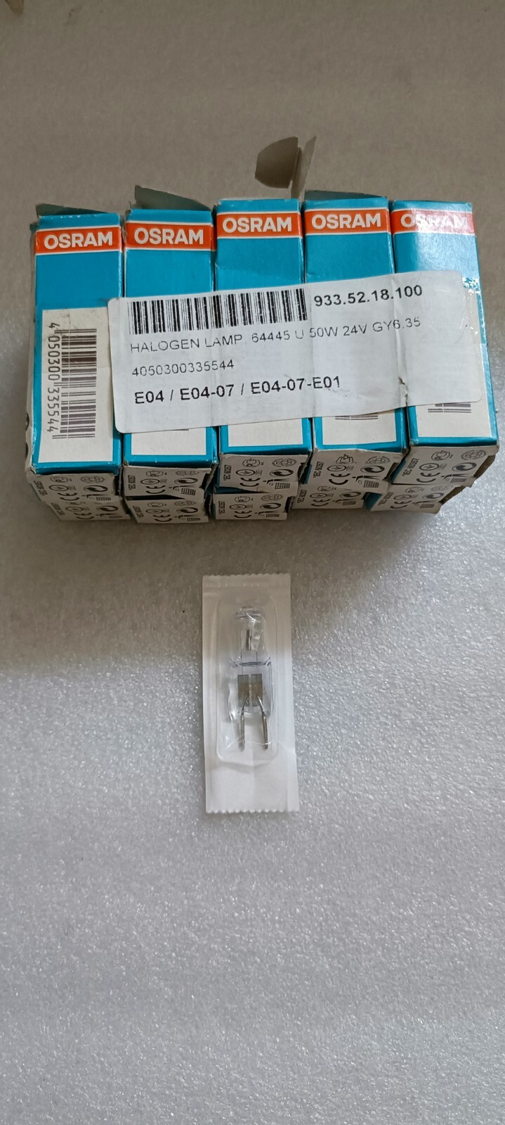 OSRAM 64445 U Lamp Halogen Halostar 24v - for sale online | eBay UK