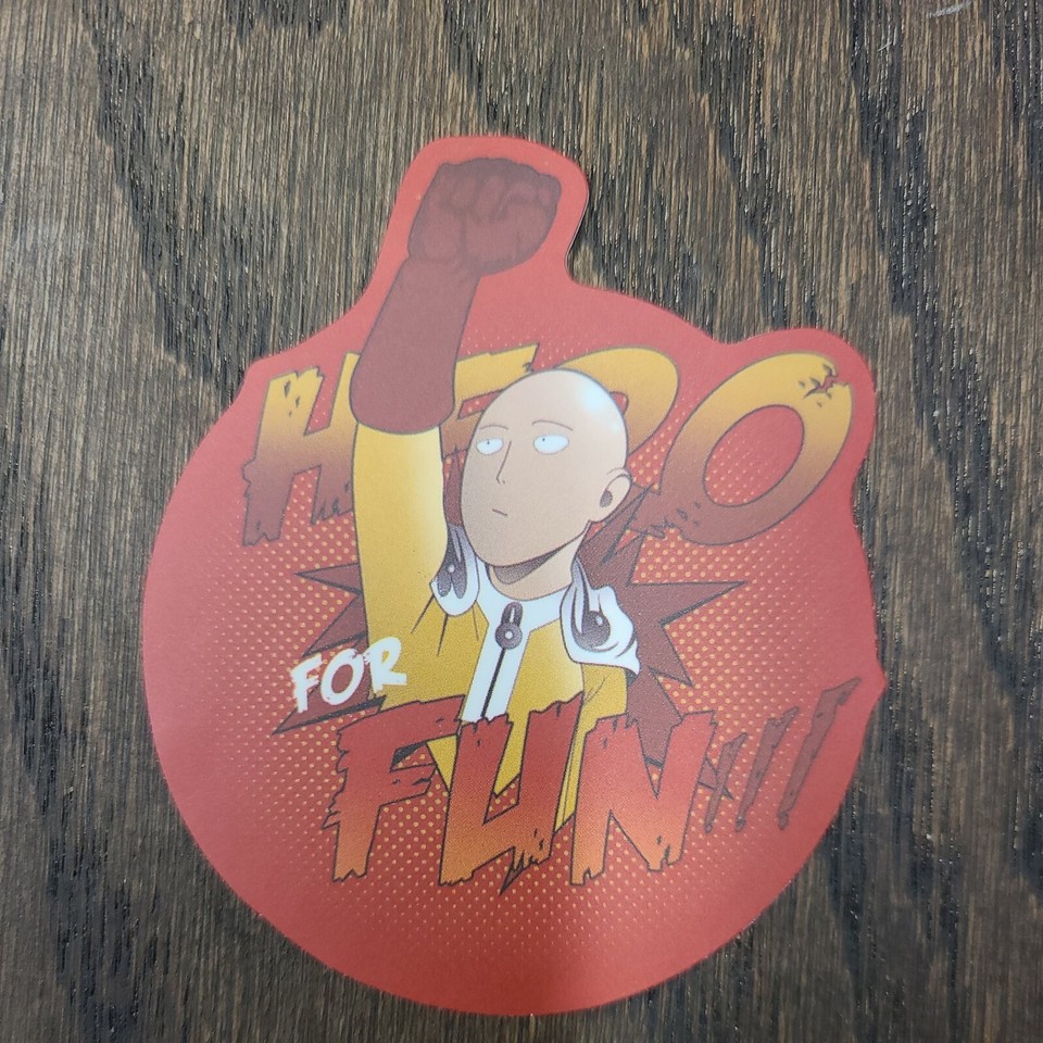 One Punch Man Adult Humor Sticker For Guitar Phone Laptop Skateboard ...