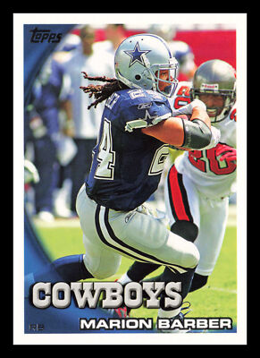 Marion Barber #316 2010 Topps Dallas Cowboys Football | eBay