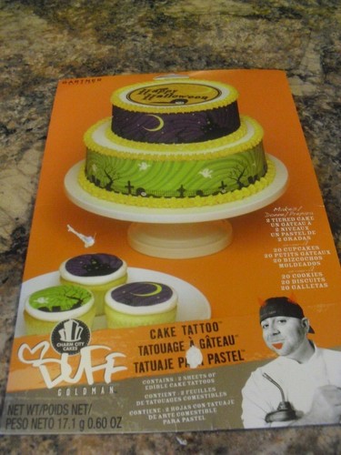 HALLOWEEN CAKE CUPCAKE OR COOKIE DECORATIONS - DUFF TATTOOS | eBay