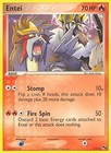 Pokemon TCG Organized Play Series 2 Rare Entei #1 | eBay