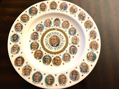 Vintage Presidents of the United States 10" Collector Plate Lyndon ...