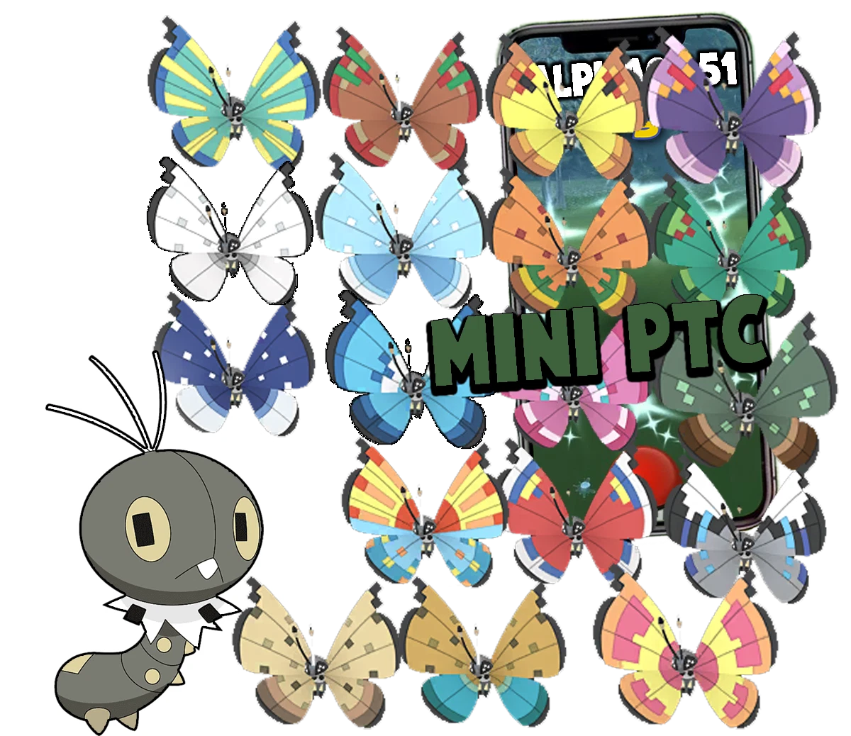 Pokemon Scatterbug Evolution