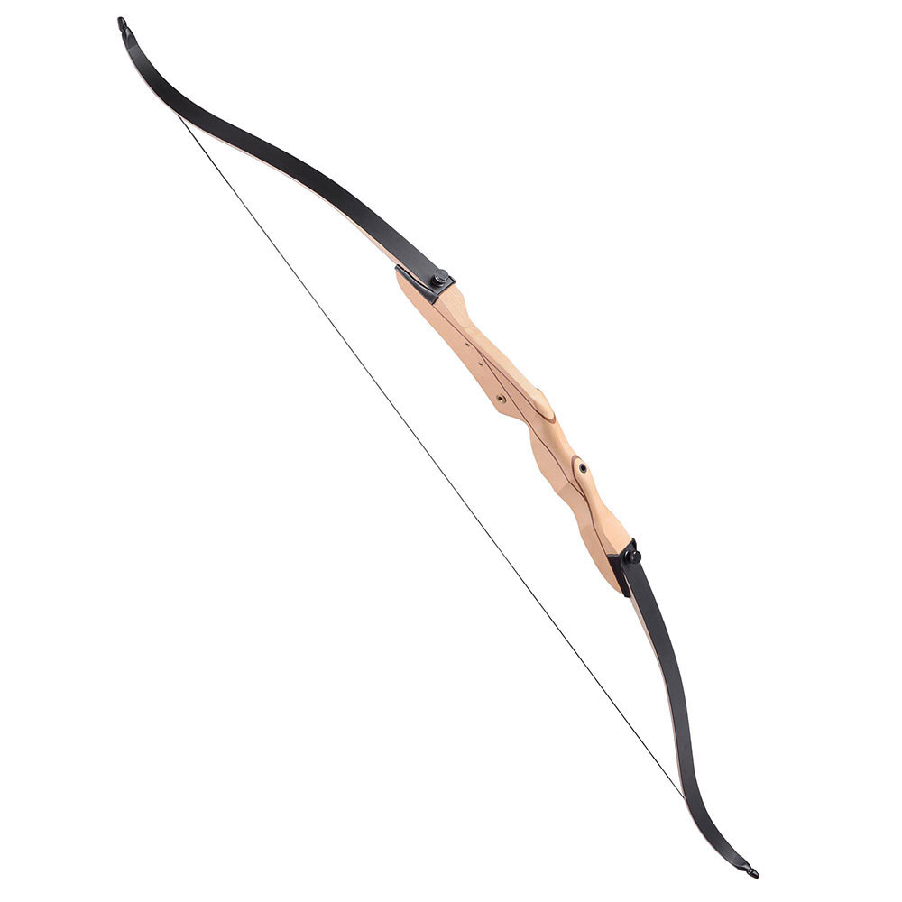 65" 30lbs Recurve Long Bow Draw Right Hand Traditional Archery Hunting ...