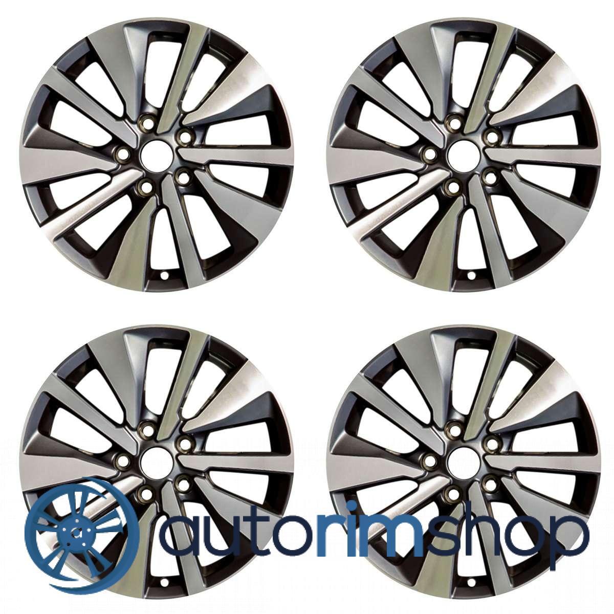 Nissan Sentra 2020 2021 2022 2023 17" OEM Wheels Rims Machined Charcoal ...