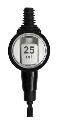 Deluxe Black Round Spirit Measure Bottle Optic Drink Dispenser 25, 35 ...