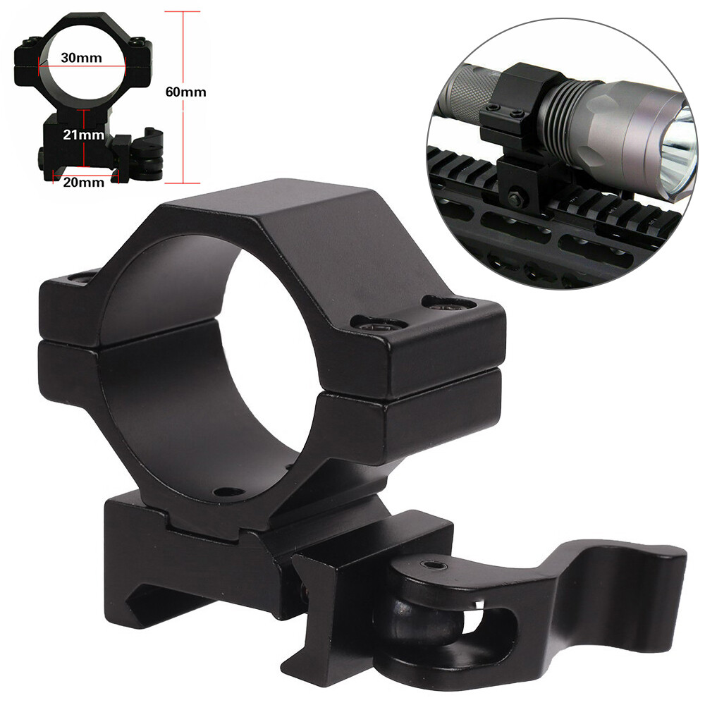 30mm/25.4mm 1" Rings 20mm Weaver/picatinny Rail Scope Ring Mount Quick ...