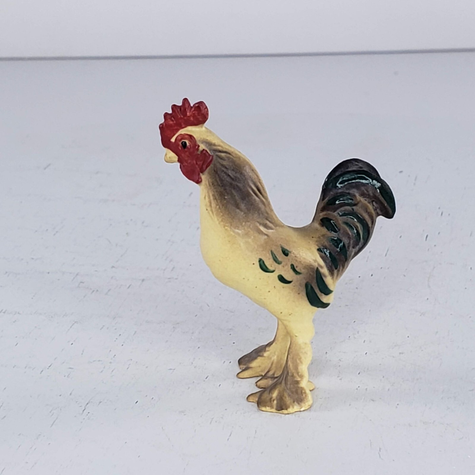 Hagen Renaker Rooster Banty Chicken Miniature Figurine Matte Long Neck ...