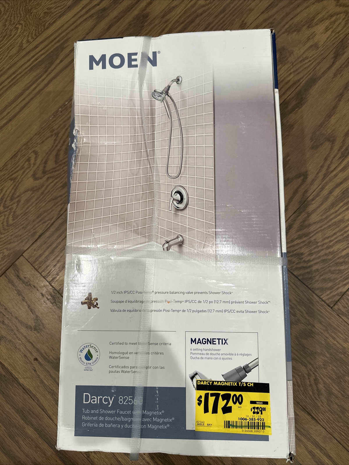 MOEN+Darcy+W%2F+Magnetix+Single-Handle+6-Spray+3.75%22+Tub+Shower ...