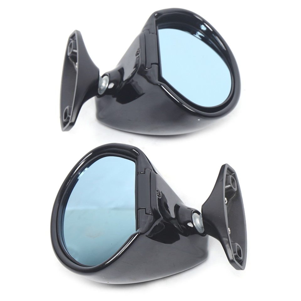 1 Pair Vintage Classic Universal Car Racing Door Side Rearview Wing ...