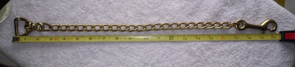 Shank Chain, 20", Brass plated | eBay