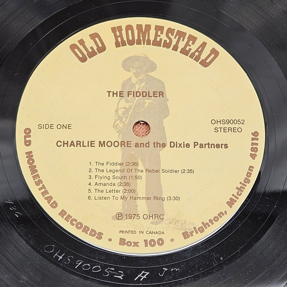Charlie Moore and The Dixie Partners - The Fiddler LP Record 1975 Old Homestead | eBay
