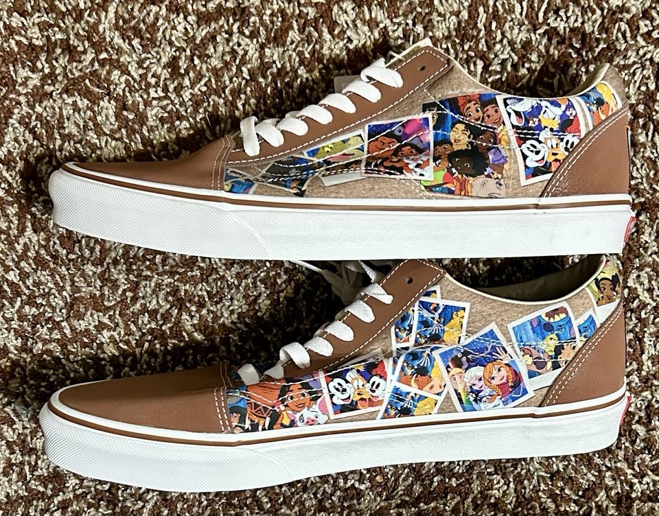 NEW Mens Disney Vans 12 Jungle Book Lion King Lilo Stitch Frozen Moana ...