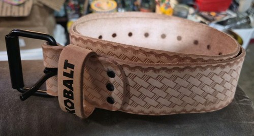 Kobalt 2" Wide General Tool Belt Thick Premium Leather-New W/Tag-Fits ...