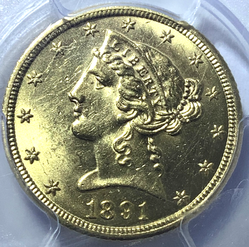 1891 CC Gold Half Eagle- PCGS MS62 ! - Nice CC Type Coin! | eBay