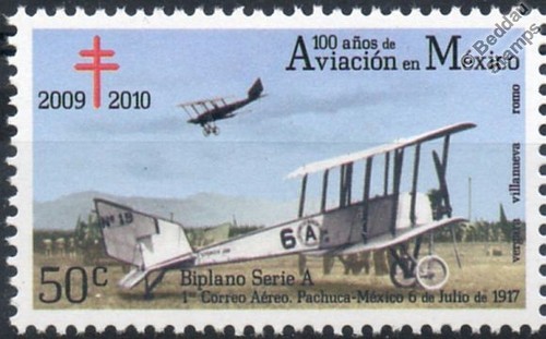 1917 TNCA Series A 6A19 Airmail Aircraft Stamp (100 Years of Aviation ...