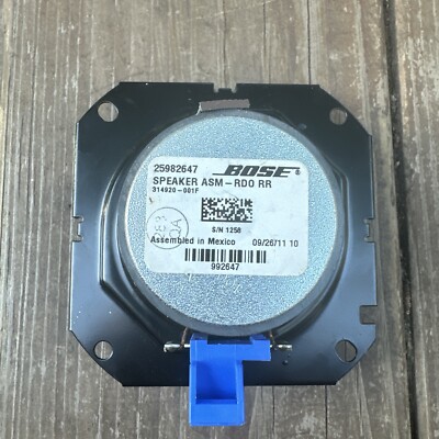 2010-2017 BOSE ASM- RDO-RR AUDIO SPEAKER 25982647 OEM USED STEREO ...