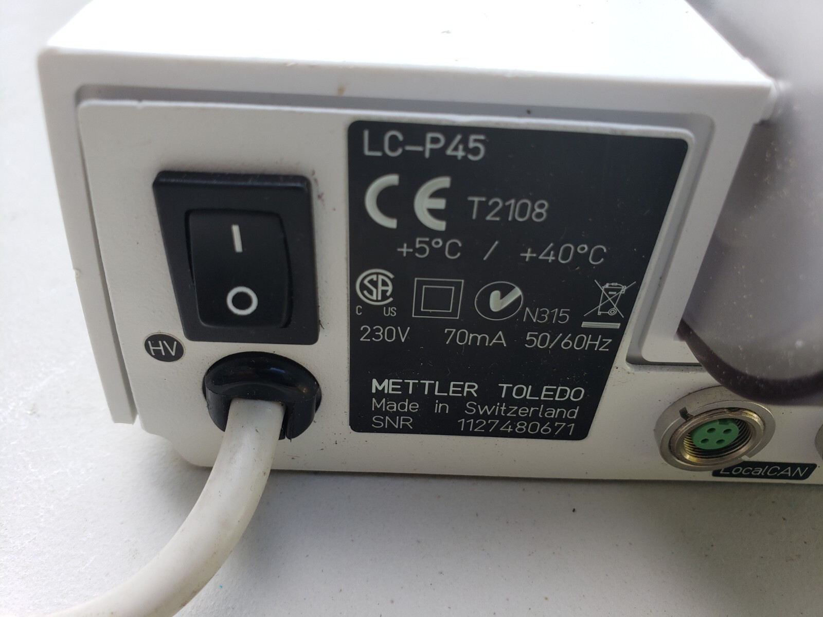 Mettler Toledo LC-P45 Balance/Scale Printer - New Ink Cartridge - 50/60 ...