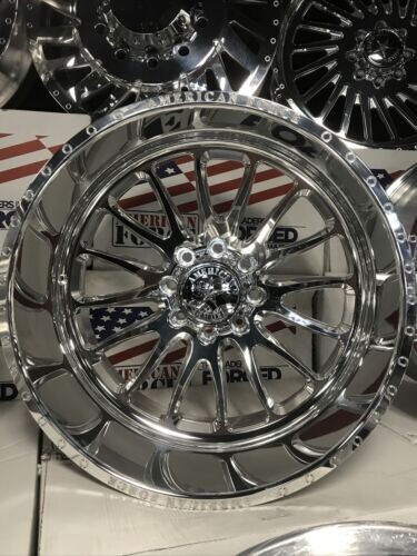 4 NEW 24x12 AMERICAN FORCE NEMESIS WITH 35125024 MT TIRES 8X170 FORD ...