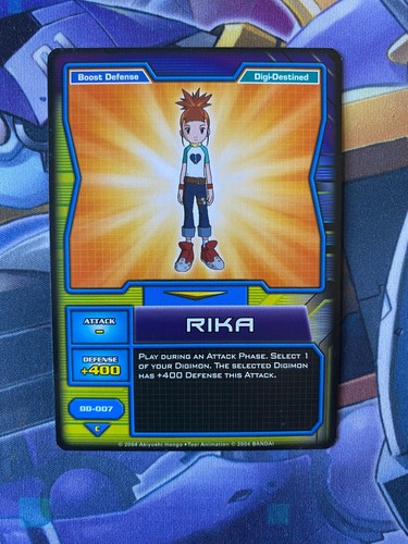 DD-007 Rika Nonaka Digimon Card CCG 2004 Adventure | eBay