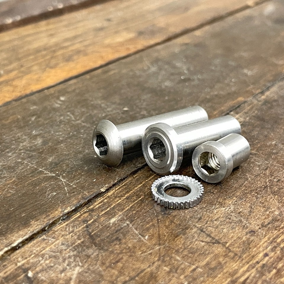 Vintage Recessed Brake Pivot Bolt Anchor Sleeve Recessed Nut Set Lot ...
