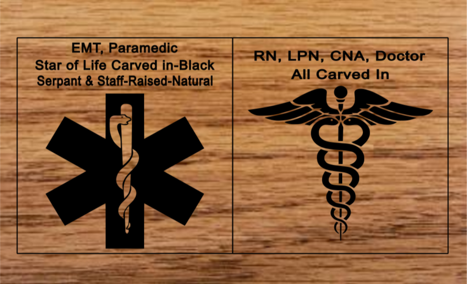 Nurse RN CNA LPN Doctor EMT Paramedic Wooden Name Carved Wooden Sign ...