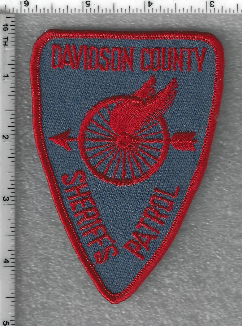Davidson County Sheriff's Patrol (Tennessee) Shoulder Patch | eBay