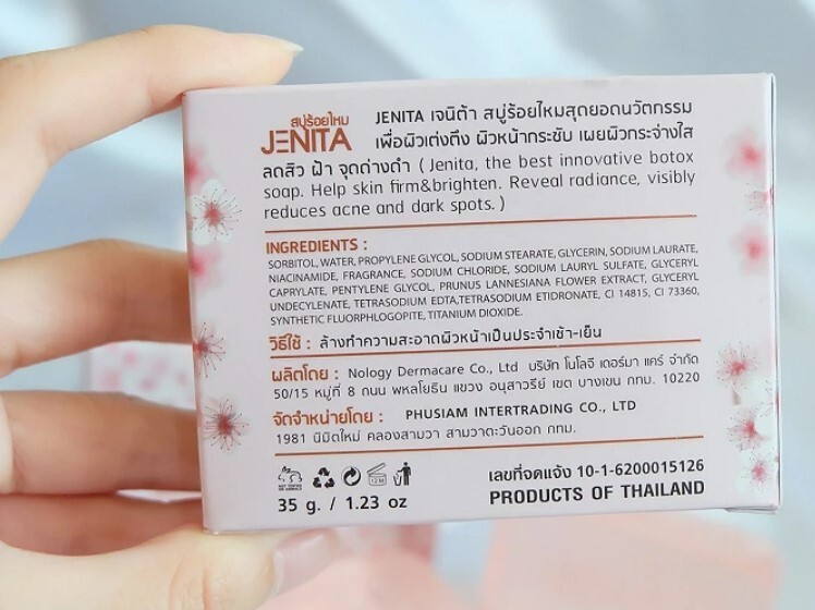 24 x JENITA SILK THREAD SOAP Botox Gluta Plus Radiance Smooth 35g | eBay