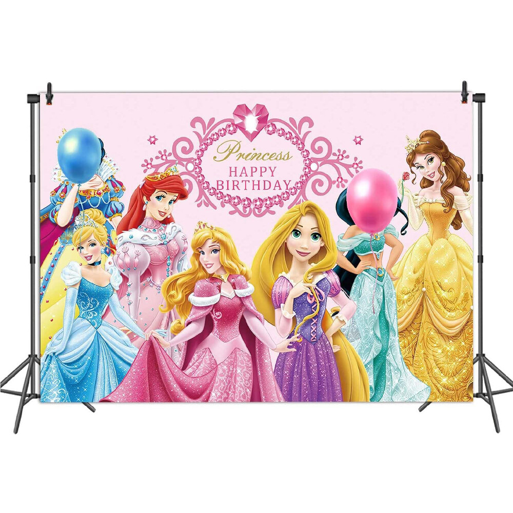 Pink Cinderella Birthday Wallpaper