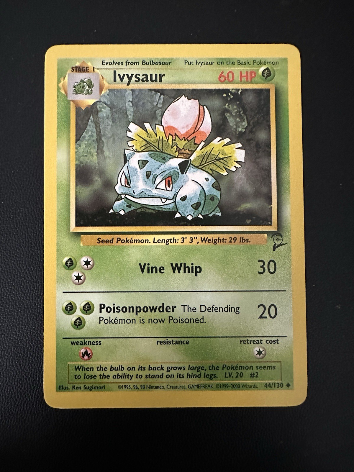 Pokemon Base Set 2 Ivysaur 44/130 | eBay
