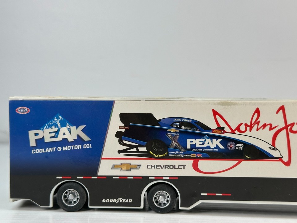 Action John Force Autograph Signed Auto Peak NHRA Tractor Truck w ...
