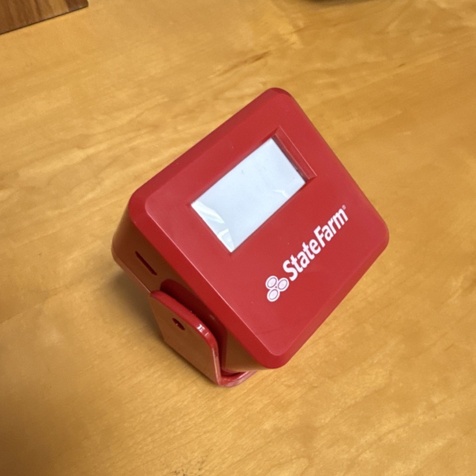State Farm Promotional Red Electronic Banking & Insurance Doorbell ...