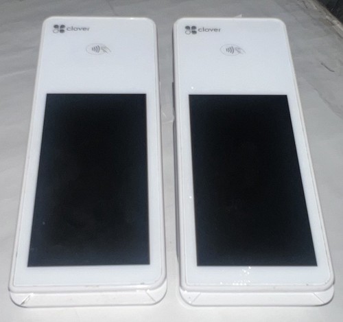 Lot of 2 Clover Flex C401U Wireless POS Credit Card Reader for PARTS OR ...