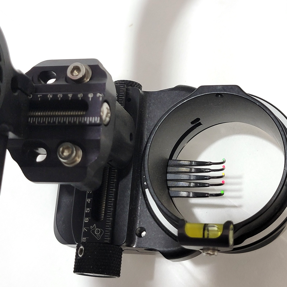 Obsession Huracon Compound Bow With Axcel Armortech HD Bow Sight- 5-Pin ...