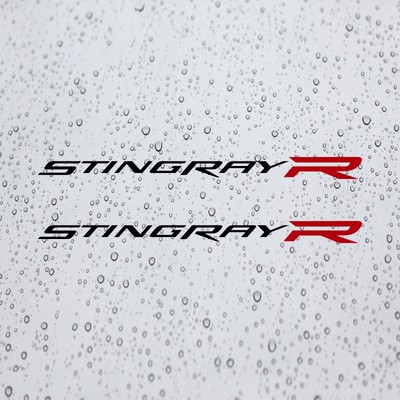 Pair C8 Stingray R Decal Vinyl Stickers for Corvette Cars (2020 -2023 ...