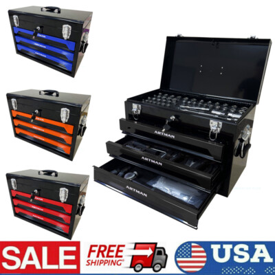 439-Piece Mechanical Tool Set Professional Tool Set with 3 Drawer Tool ...