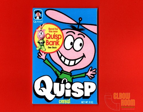 Quisp vintage cereal box art 2x3" fridge/locker magnet Quaker | eBay