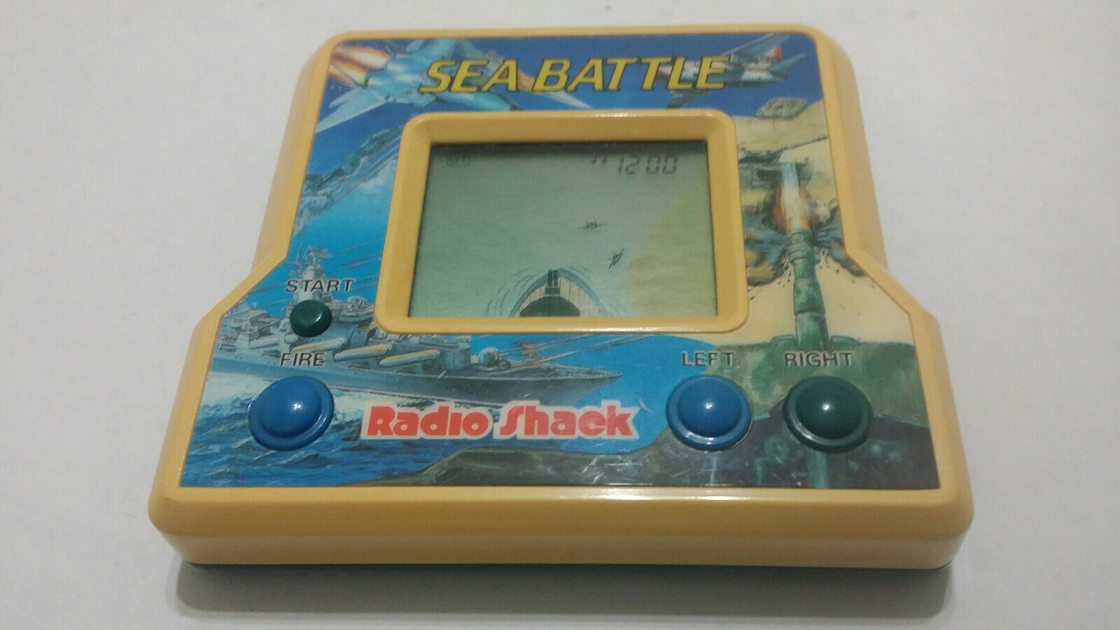 Radio Shack Tandy SEA BATTLE Vintage Electronic Handheld LCD Video game ...